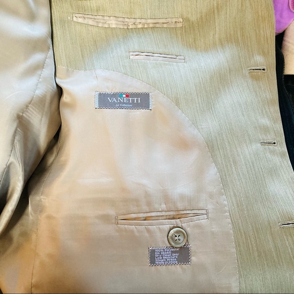 vanetti | Suits & Blazers | Mens Vanetti Tan Suit Set | Poshmark
